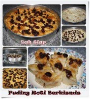 All The World Recipe's: Cara Membuat Puding Roti Kismis(Resep Puding ...